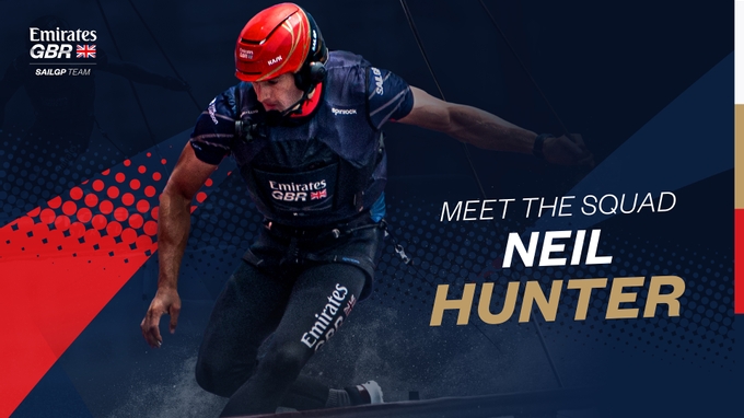 Neil Hunter back as Grinder for the Emirates Great Britain SailGP Team ...