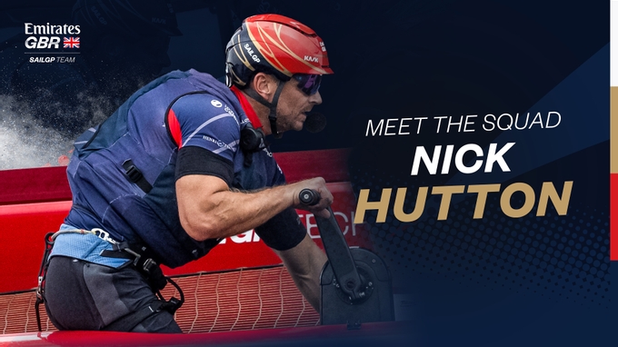 Nick Hutton back on the handles on-board Emirates GBR’s F50 for the ...